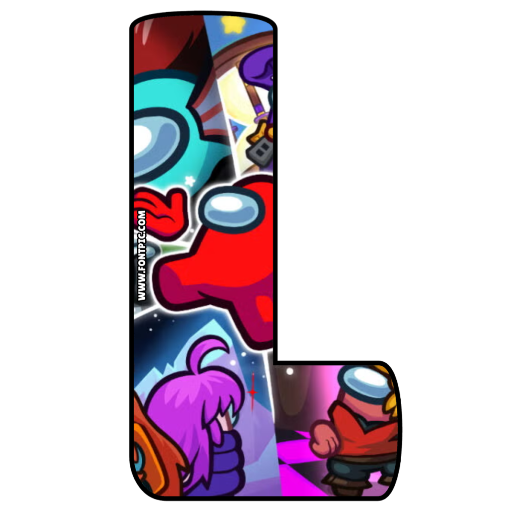 Among Us Letter L archivos - FontPic.com