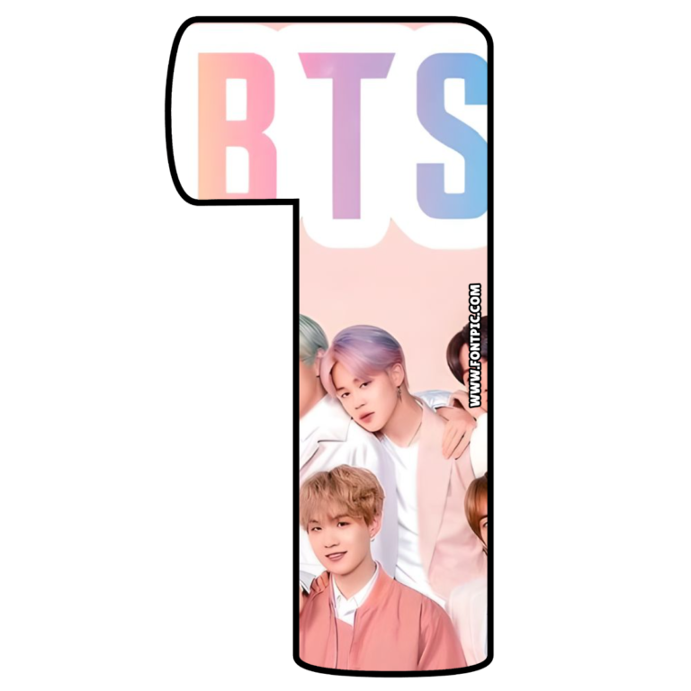 BTS Number 1 - FontPic.com