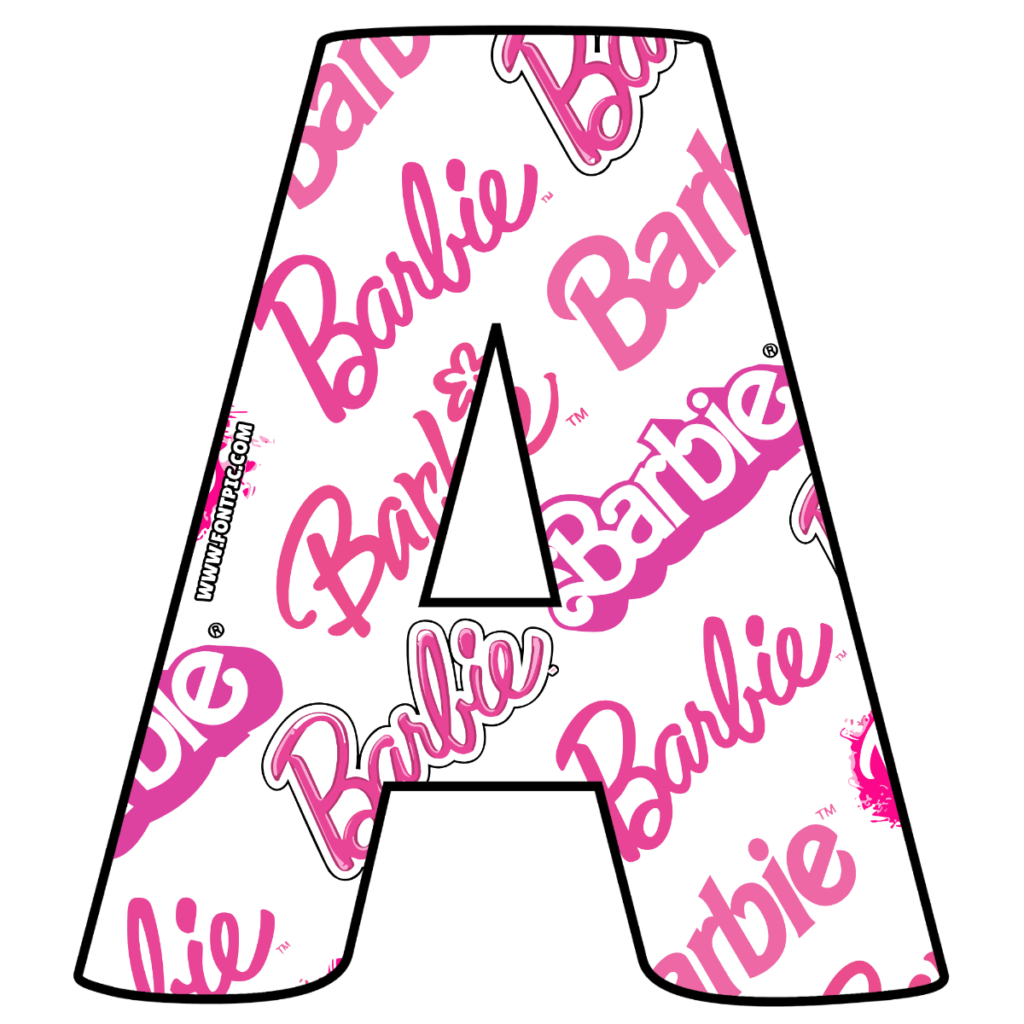 Barbie Alphabet Letters archivos - FontPic.com