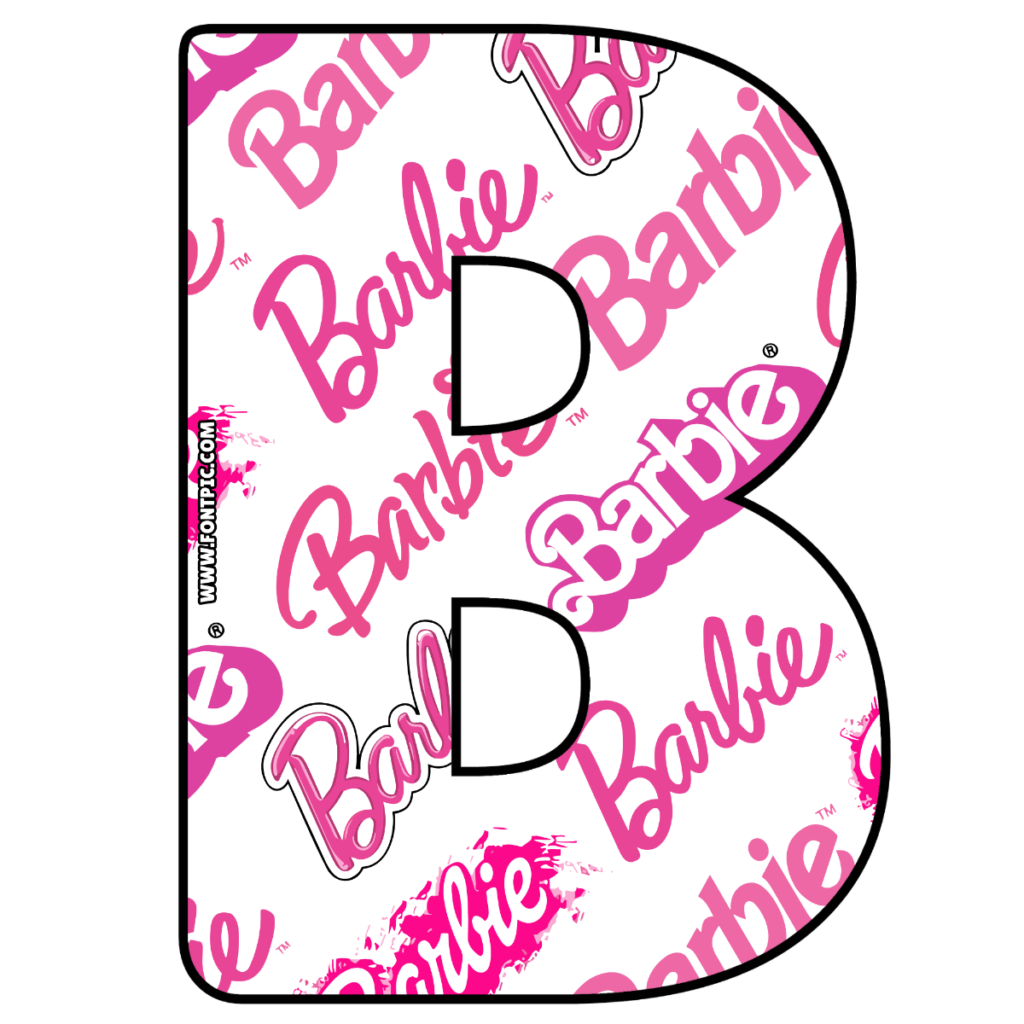 Barbie Alphabet Letters archivos - FontPic.com