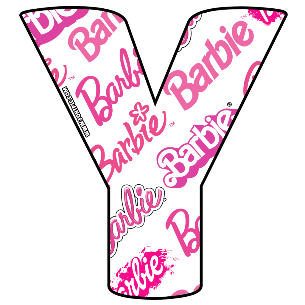 Barbie Alphabet Letters archivos - FontPic.com
