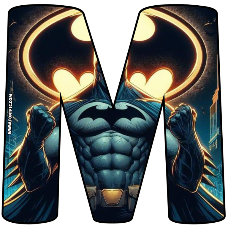 Batman Letter M - FontPic.com