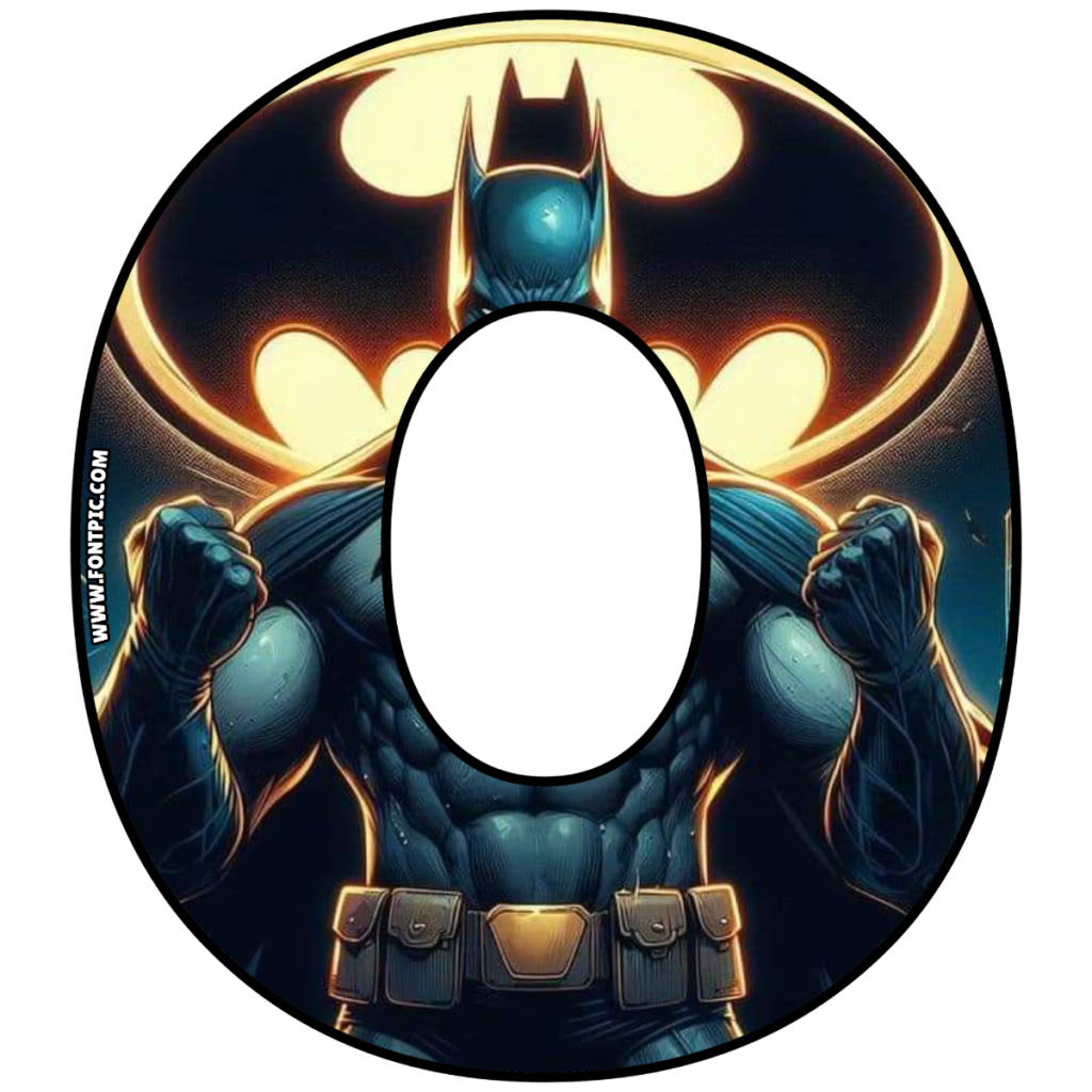Batman Letter O - FontPic.com