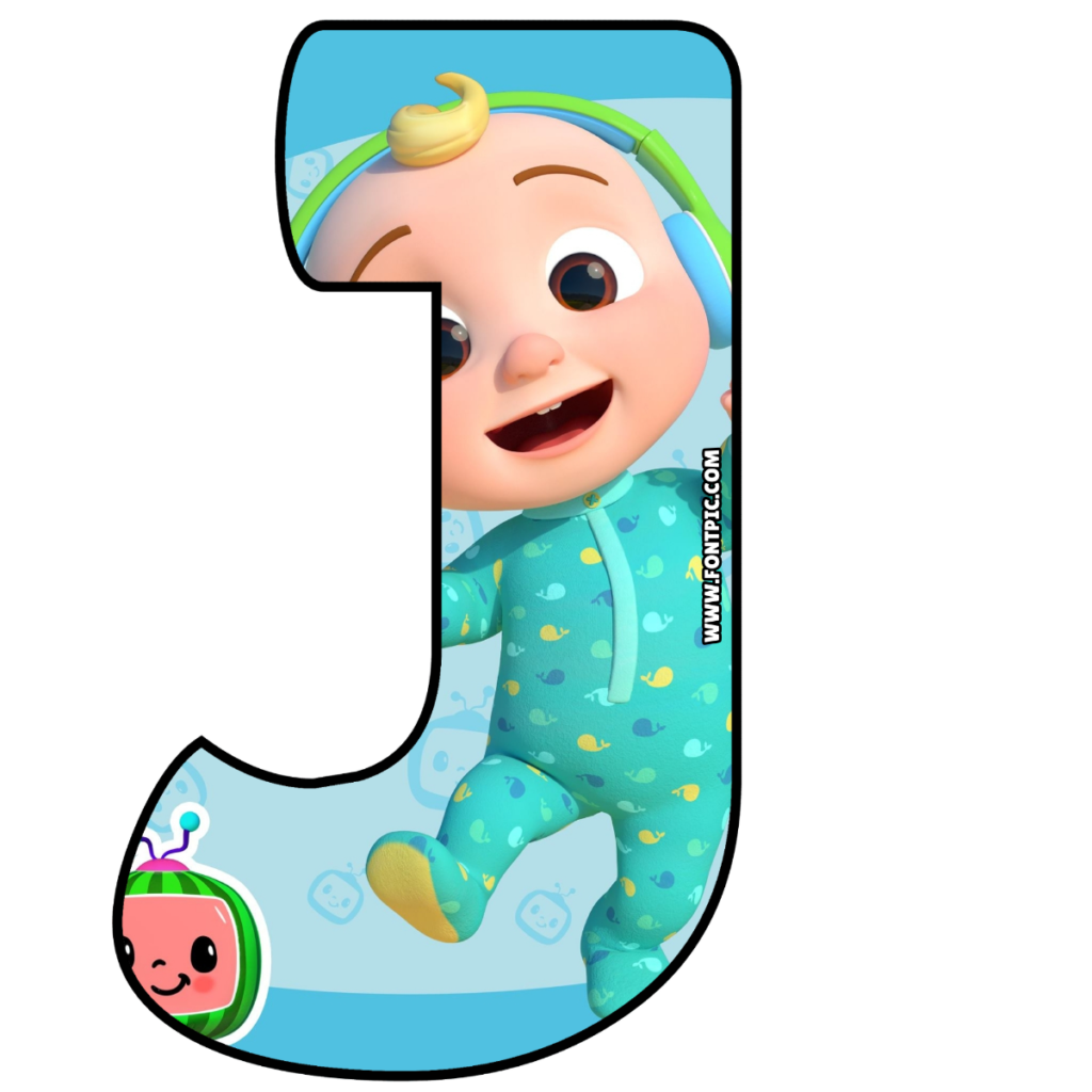 Cocomelon Letter J - FontPic.com