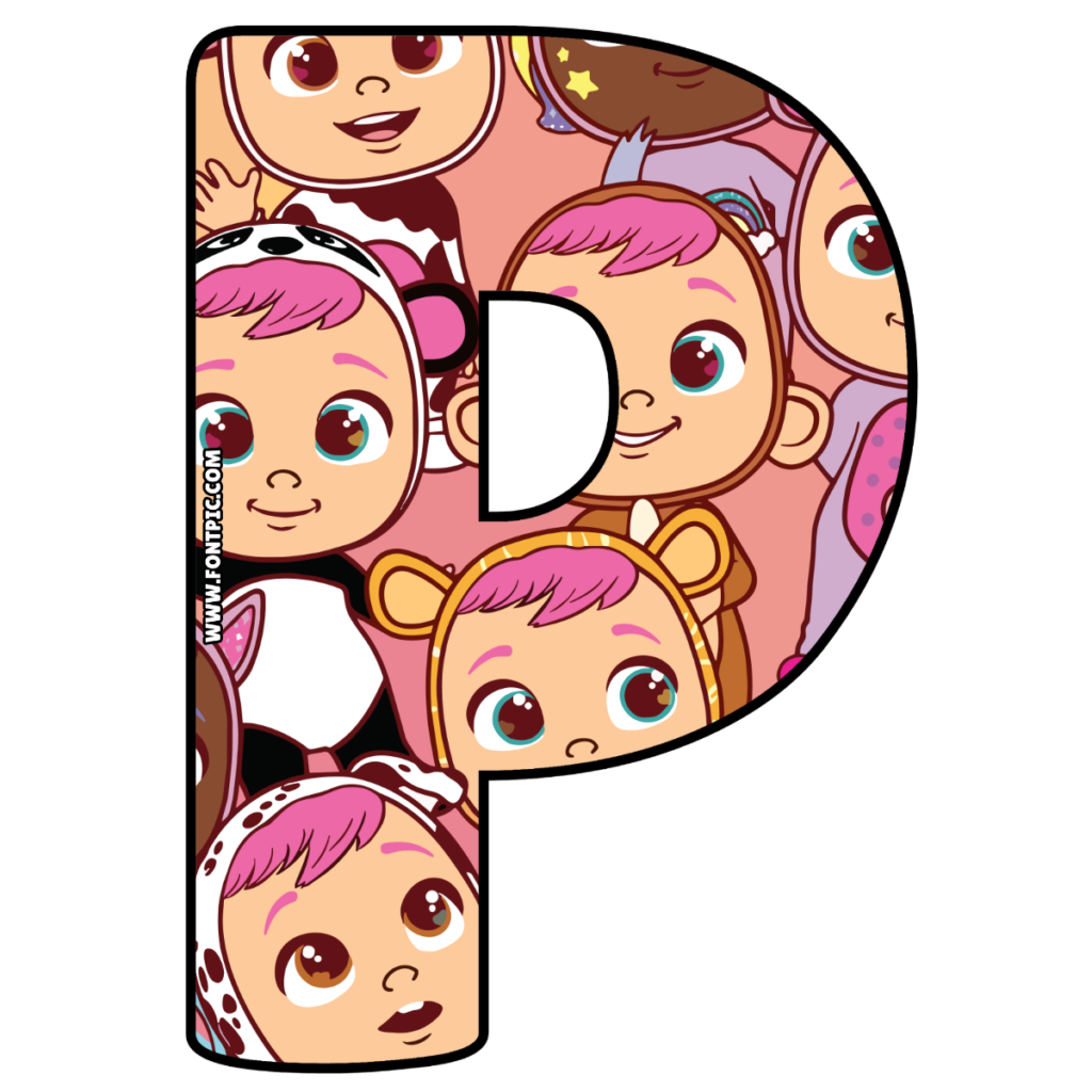 Cry Babies Magic Letter P - FontPic.com