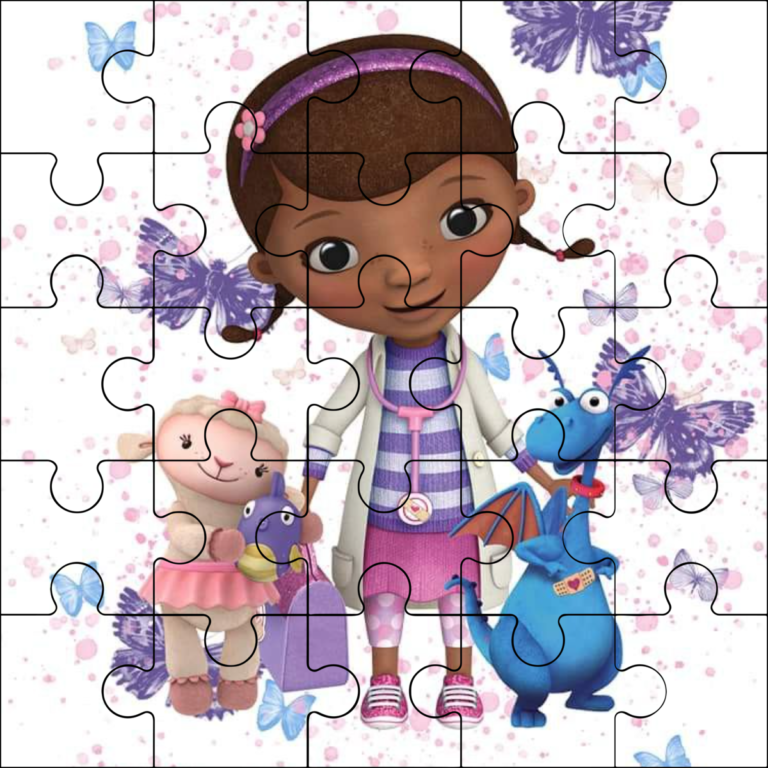Doc McStuffins Puzzle - FontPic.com