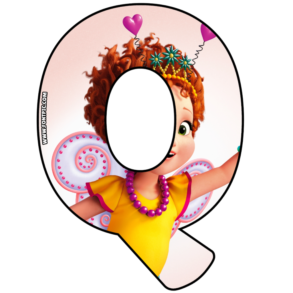 Fancy Nancy Clancy Letter Q - FontPic.com