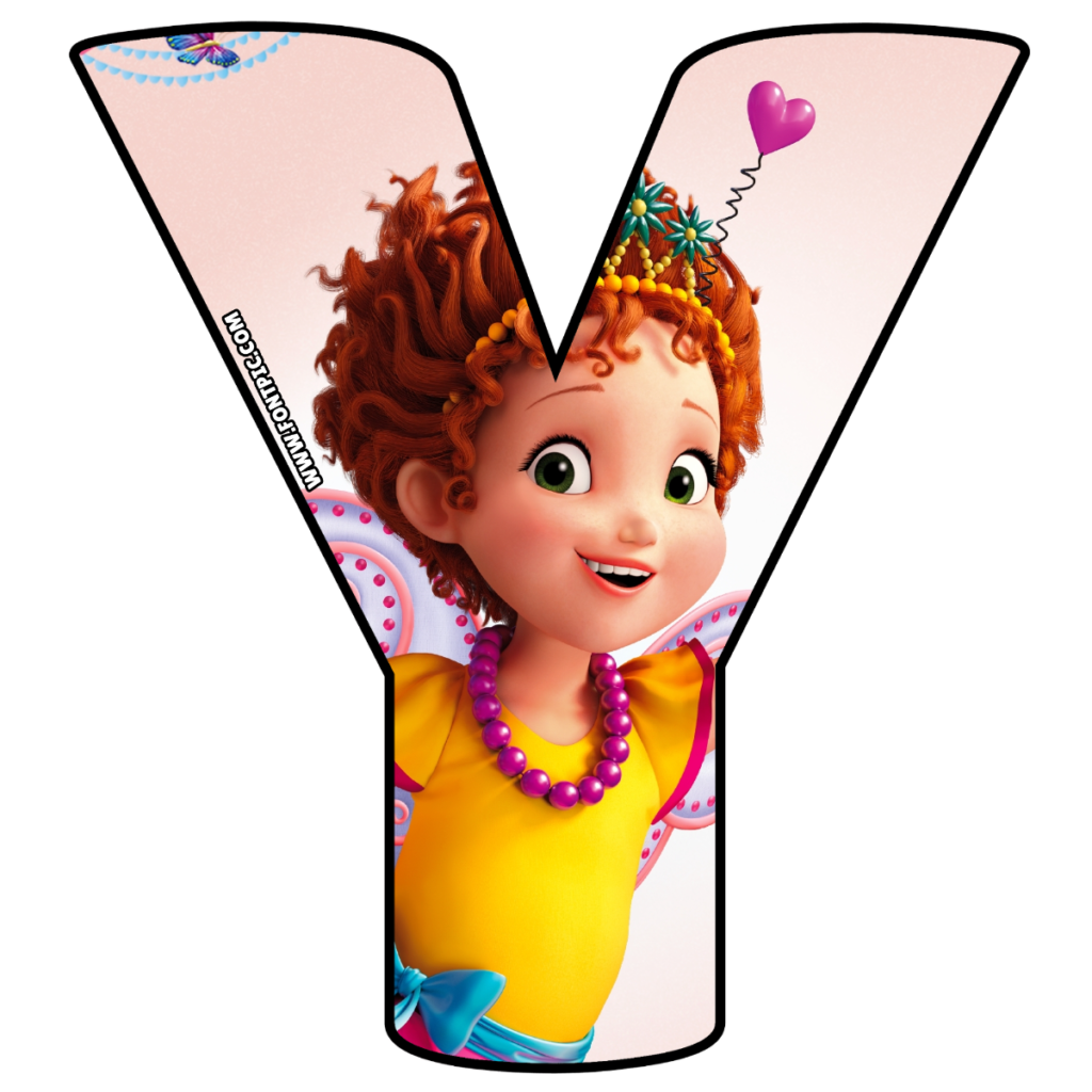 Fancy Nancy Clancy Letter Y - FontPic.com