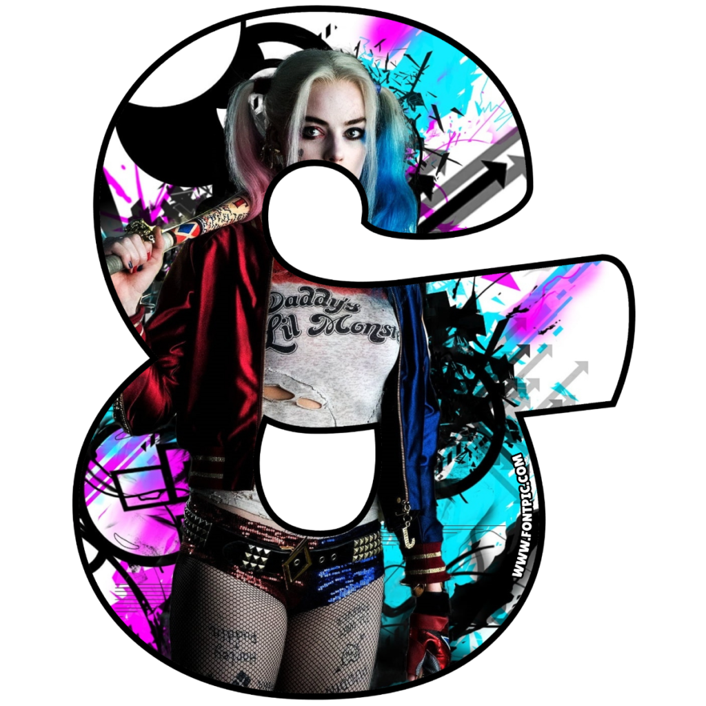 Harley Quinn Symbol & - FontPic.com