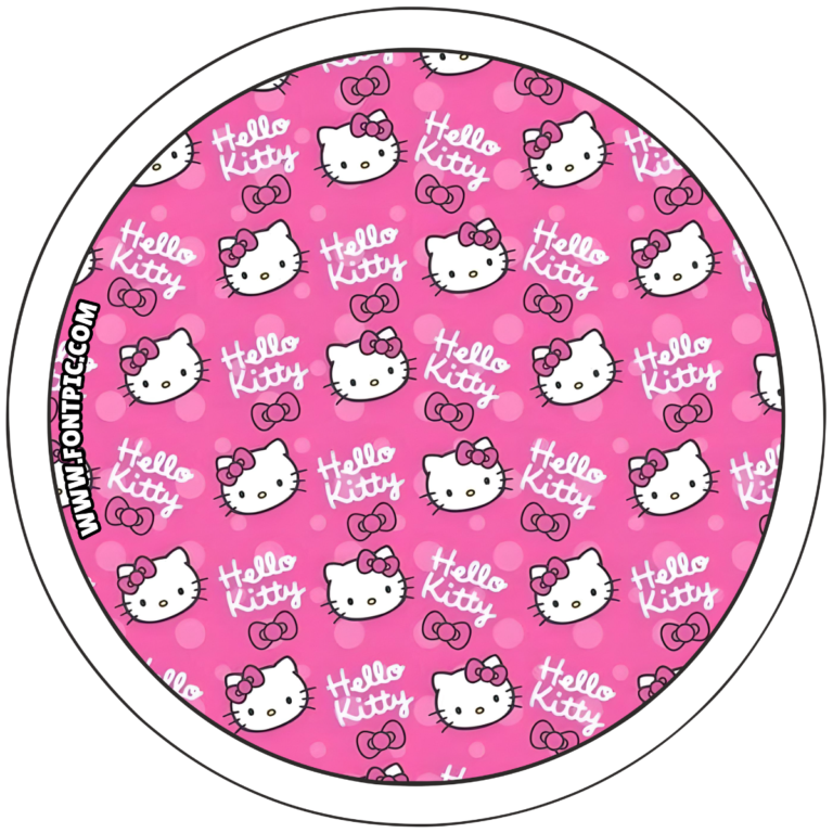 Hello Kitty Toppers - FontPic.com