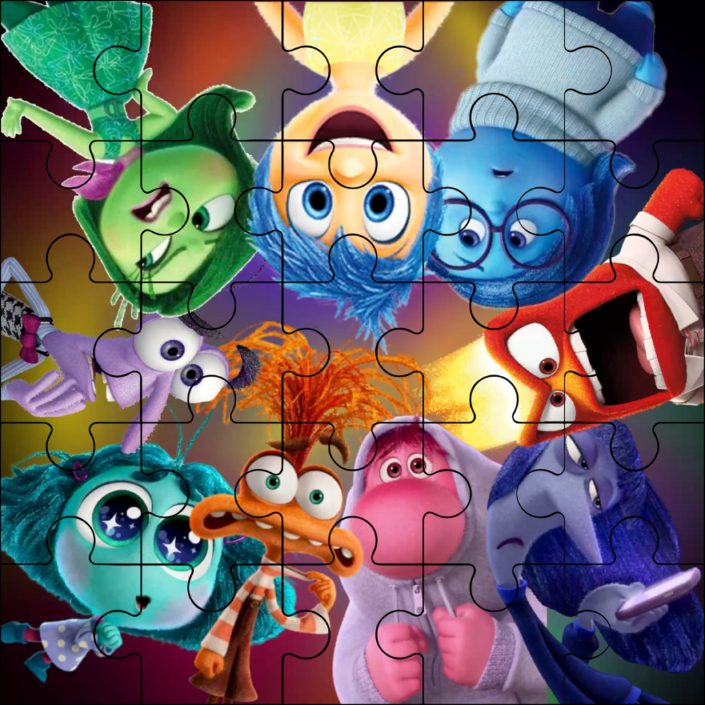 Inside Out 2 Puzzle - FontPic.com