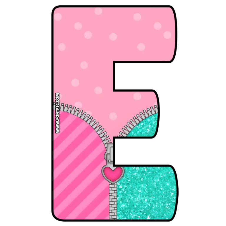 LOL Surprise Letter E - FontPic.com