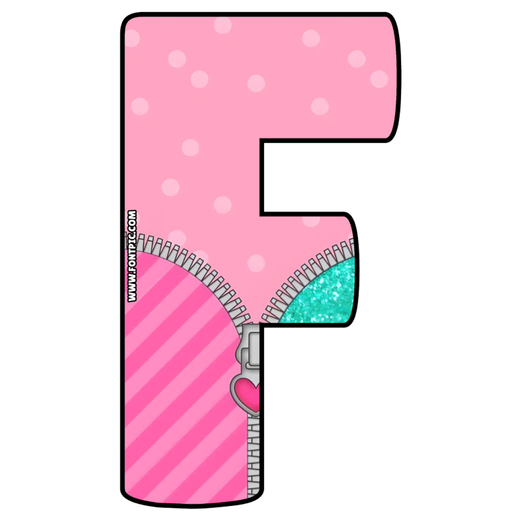 LOL Surprise Letter F - FontPic.com