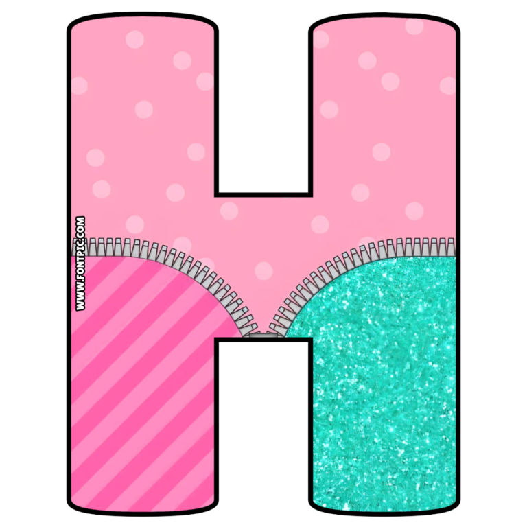 LOL Surprise Letter H - FontPic.com