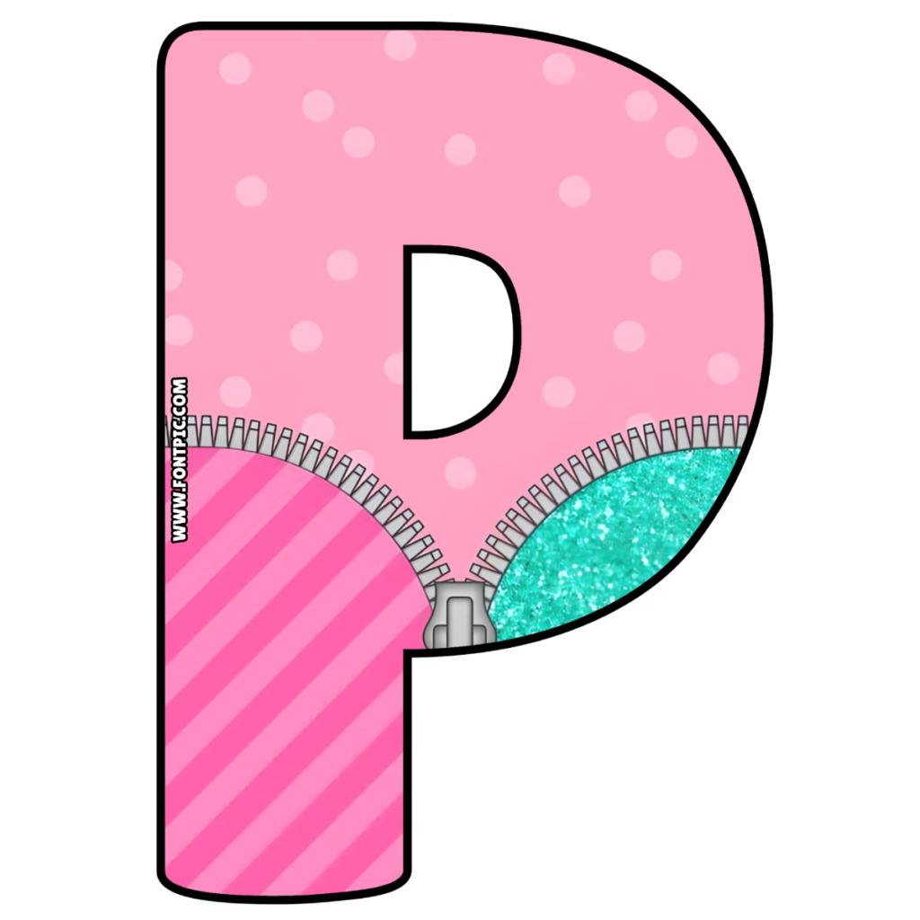 LOL Surprise Letter P - FontPic.com