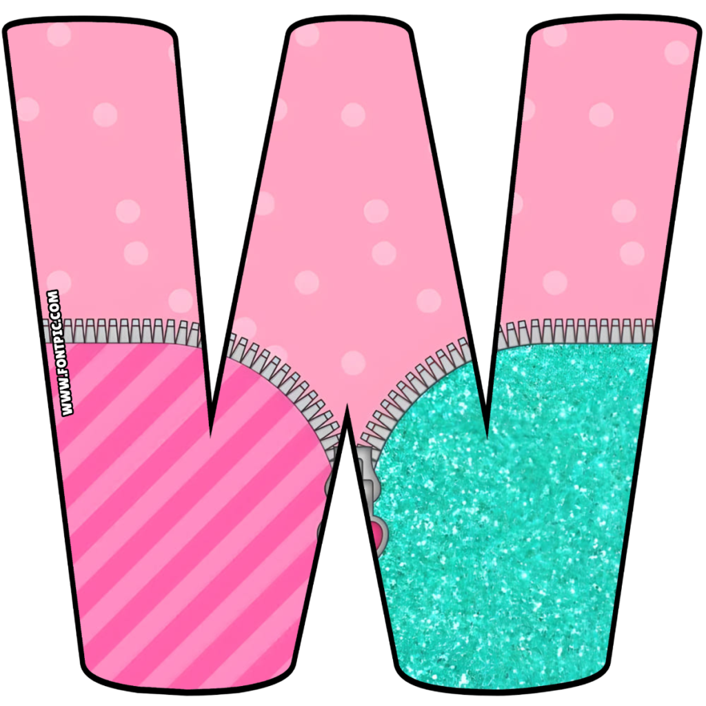 LOL Surprise Letter W - FontPic.com