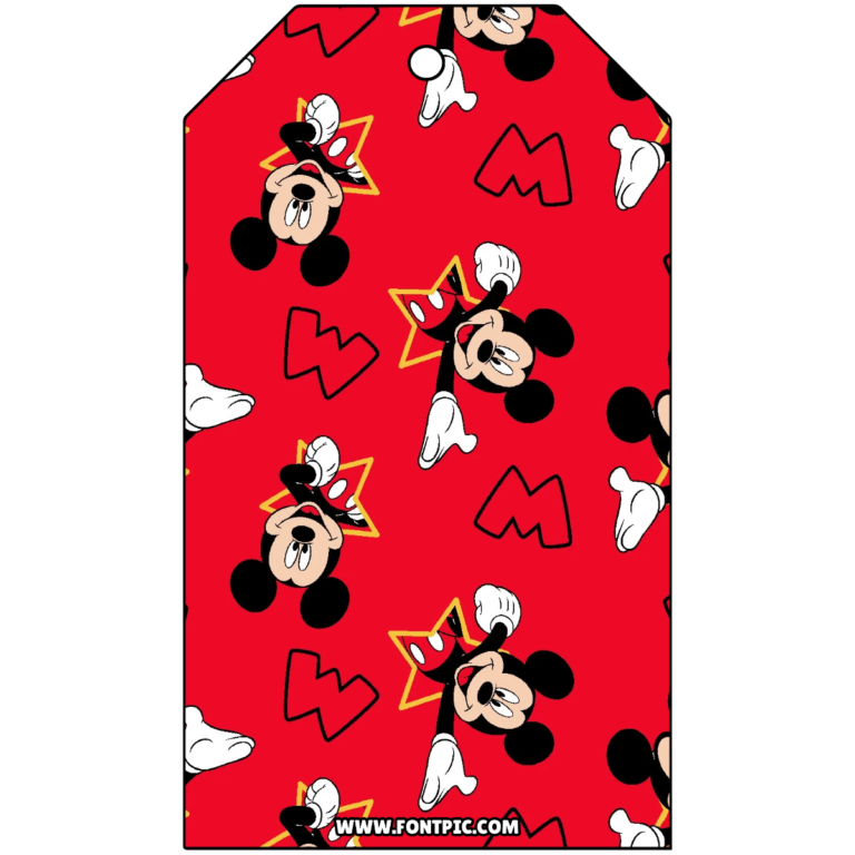 Mickey Mouse Tags - FontPic.com