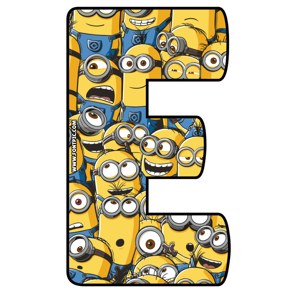 Minions Alphabet Printables archivos - FontPic.com
