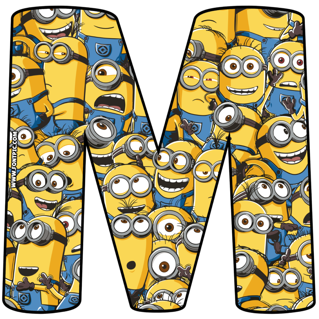 Minions Alphabet Printables archivos - FontPic.com