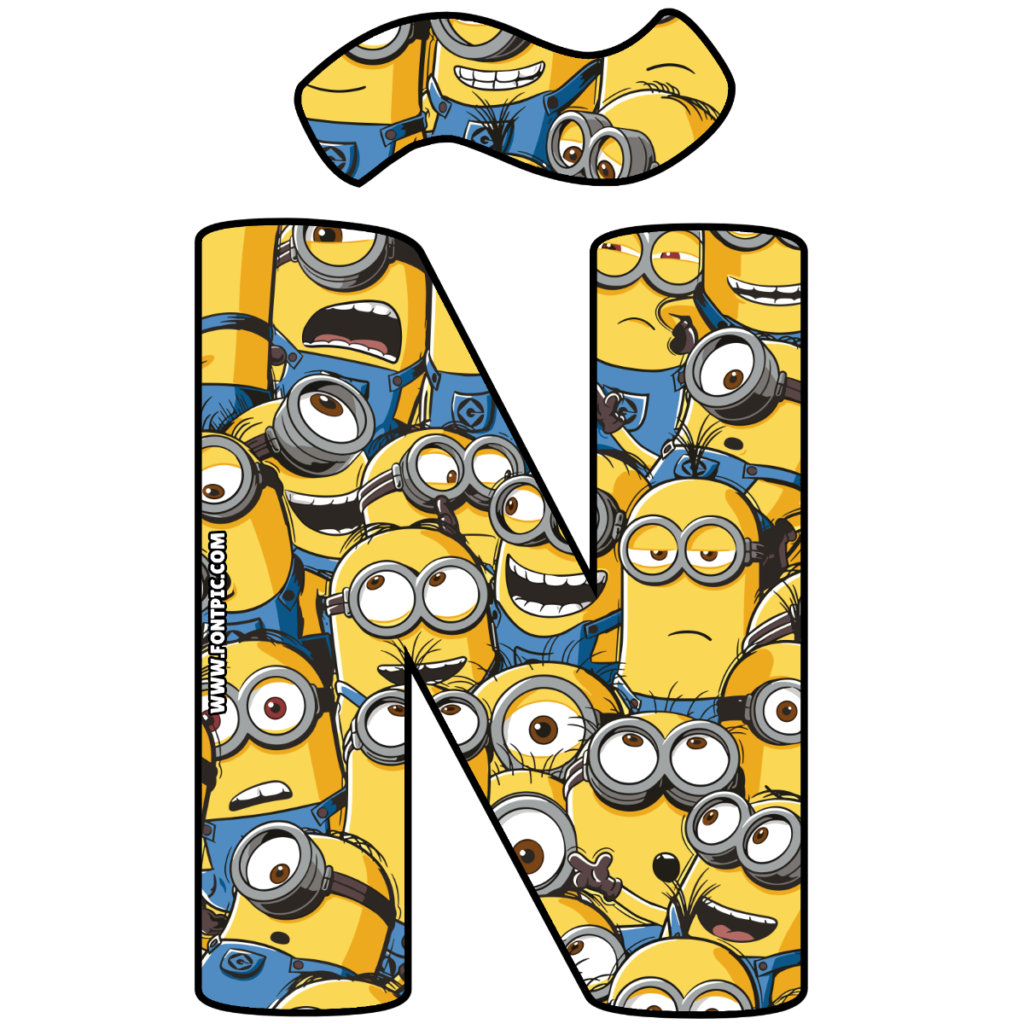 Minions Alphabet Printables archivos - FontPic.com