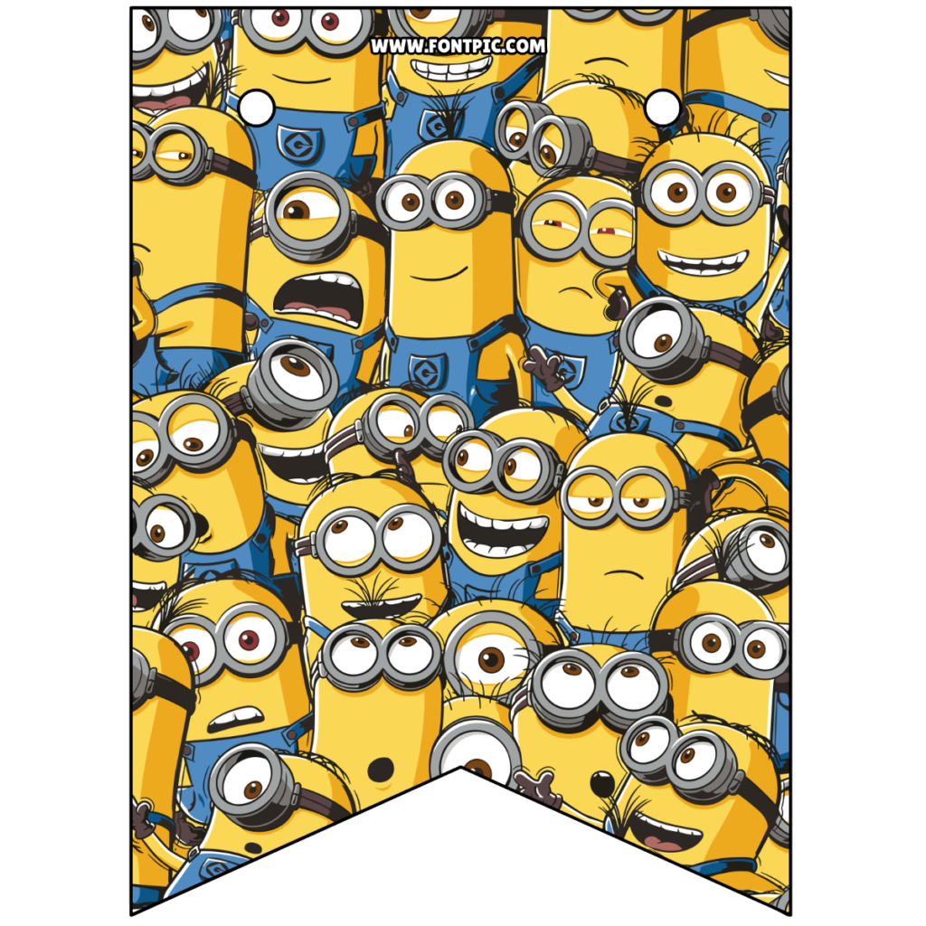 Minions Letters Printable archivos - FontPic.com