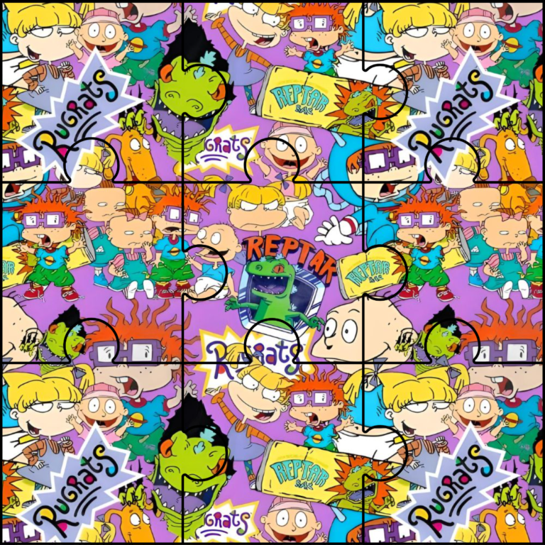 Rugrats Puzzle - FontPic.com