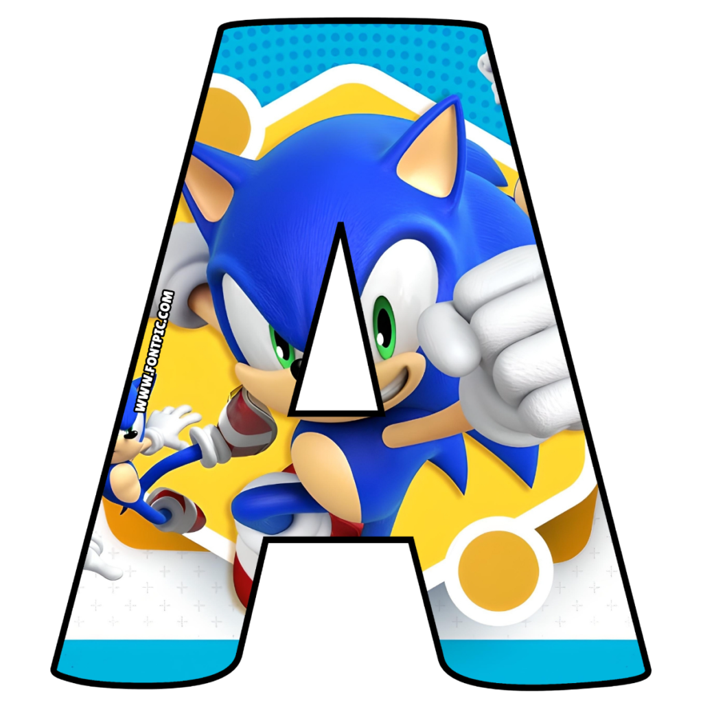 Sonic Alphabet Printables archivos - FontPic.com