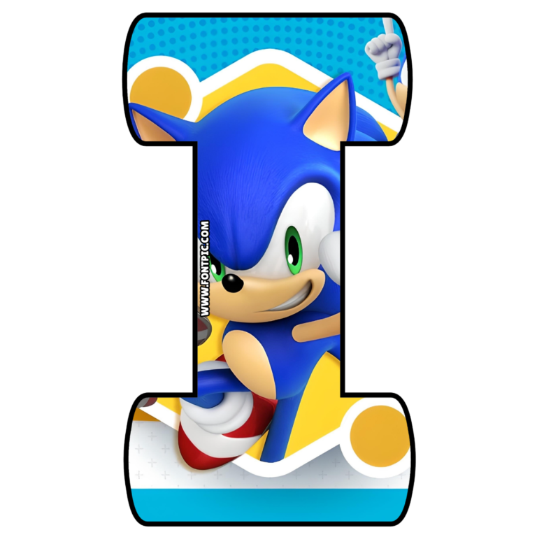 Sonic Letter I - FontPic.com