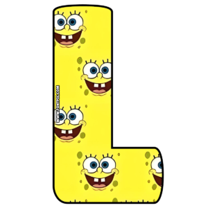 SpongeBob Letter L - FontPic.com