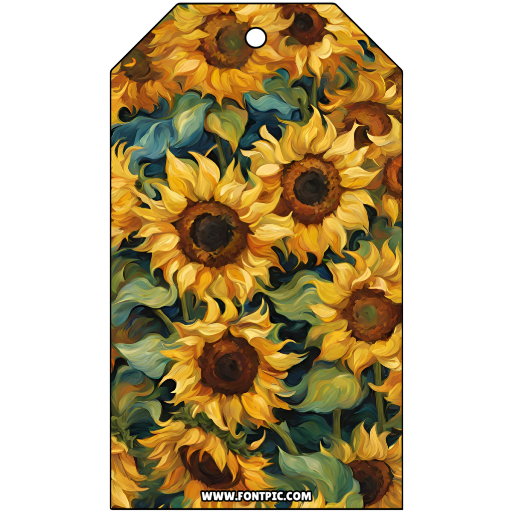Sunflower Tags - FontPic.com