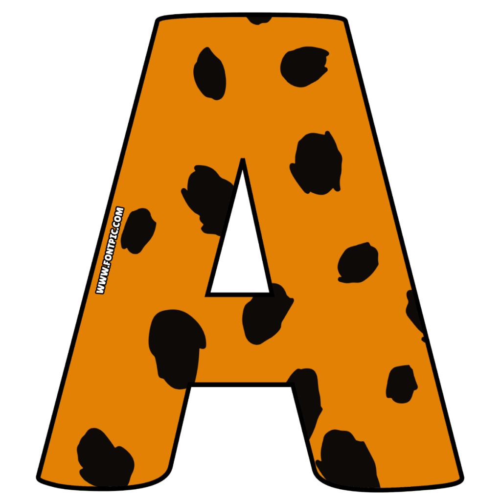 The Flintstones Letter A - FontPic.com