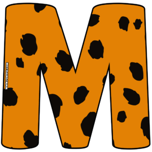 The Flintstones Letter M - FontPic.com