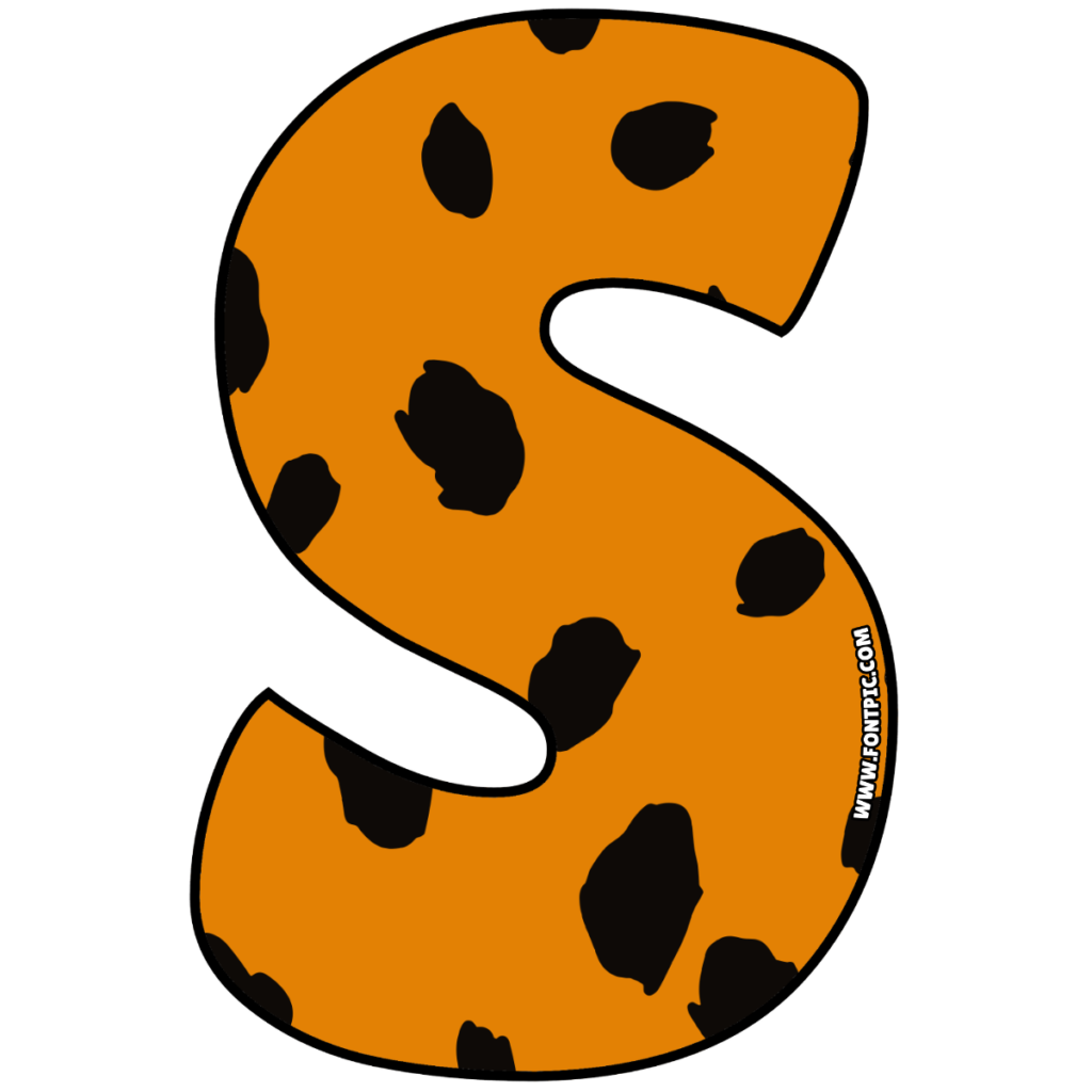 The Flintstones Letter S - FontPic.com