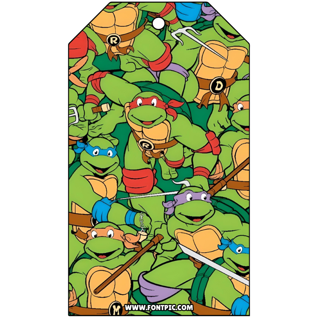 The Ninja Turtles Tags - FontPic.com