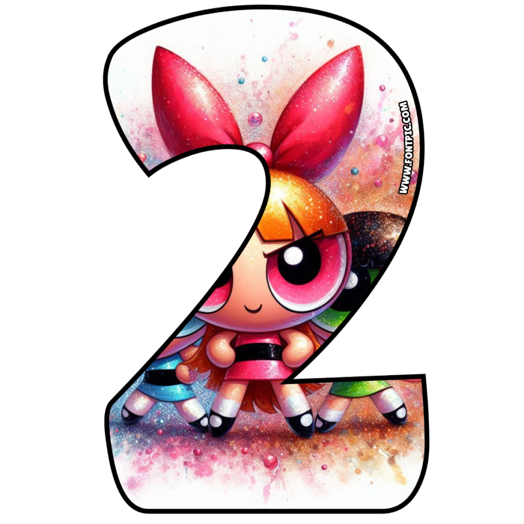The Powerpuff Girls Letters Printable archivos - FontPic.com