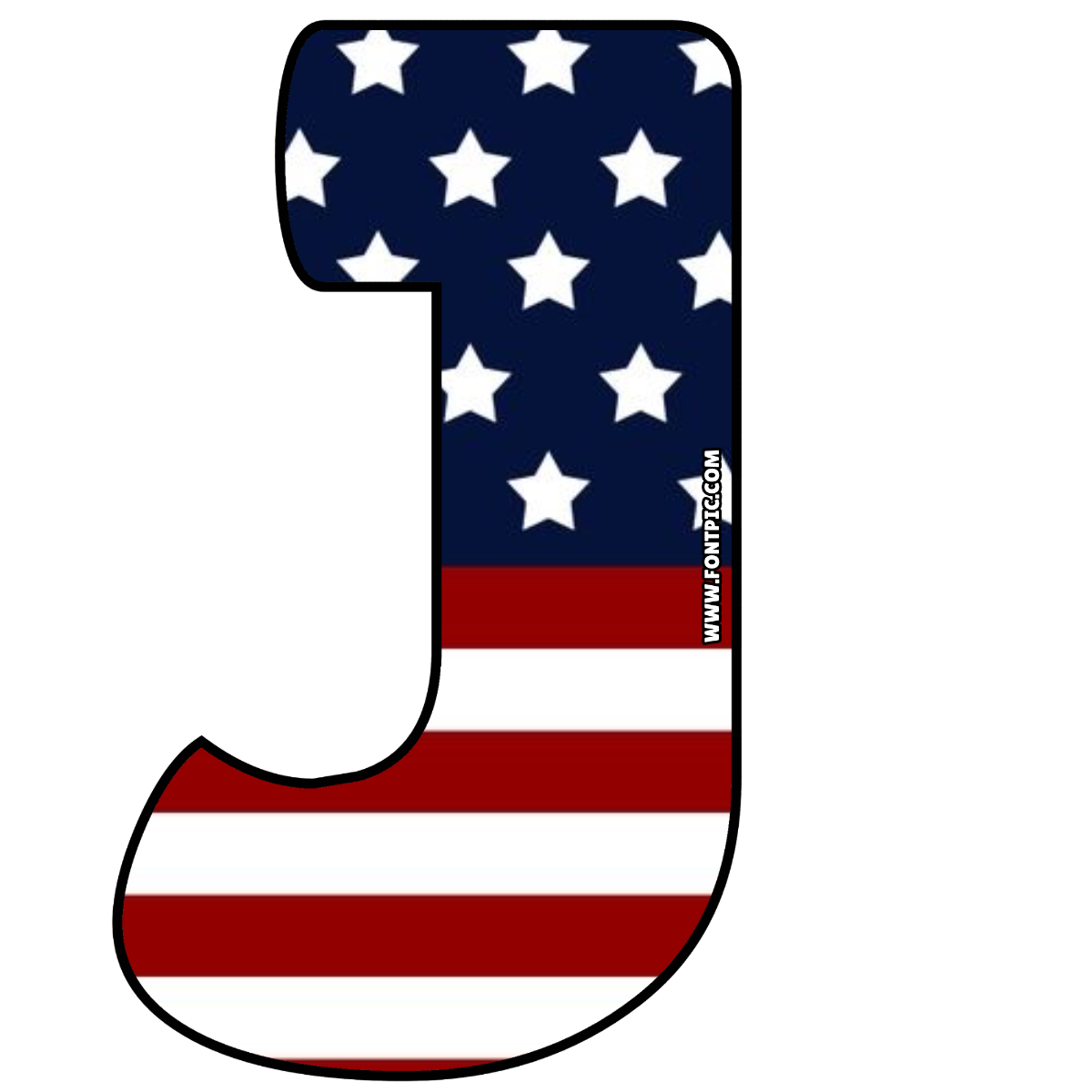USA Letter J - FontPic.com USA Letter J - FontPic.com